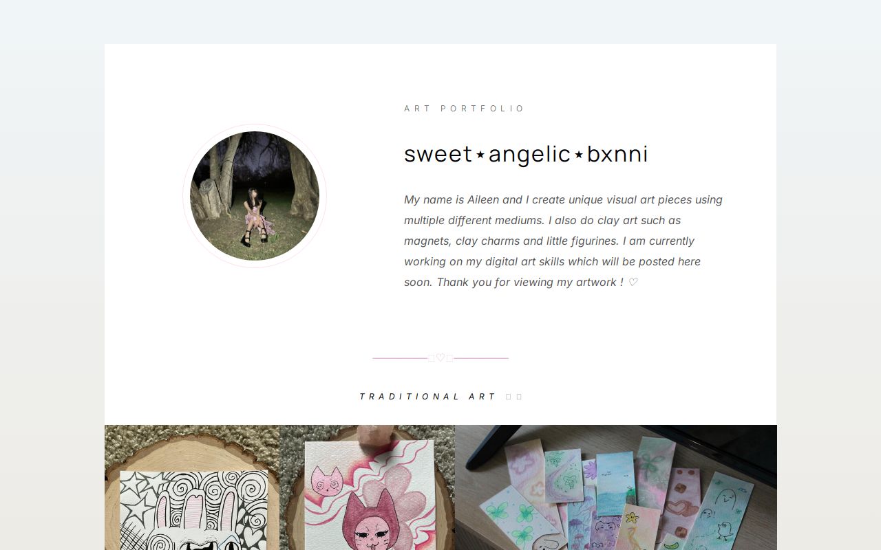 sweetangelicbxnni: art portfolio